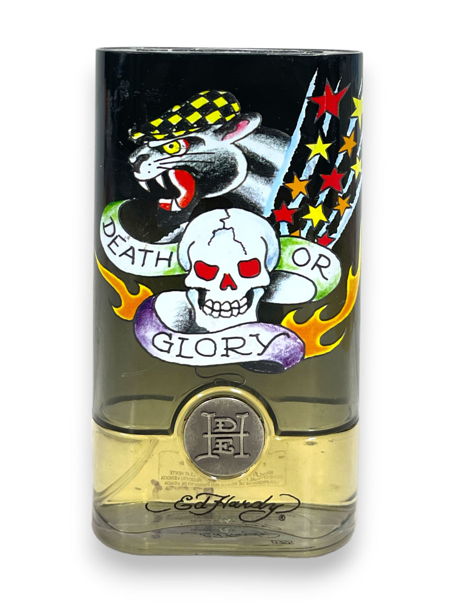 Ed Hardy Born Wild Death or Glory Eau De Toilette 3.4 Fl. Oz/ 100 ml ...