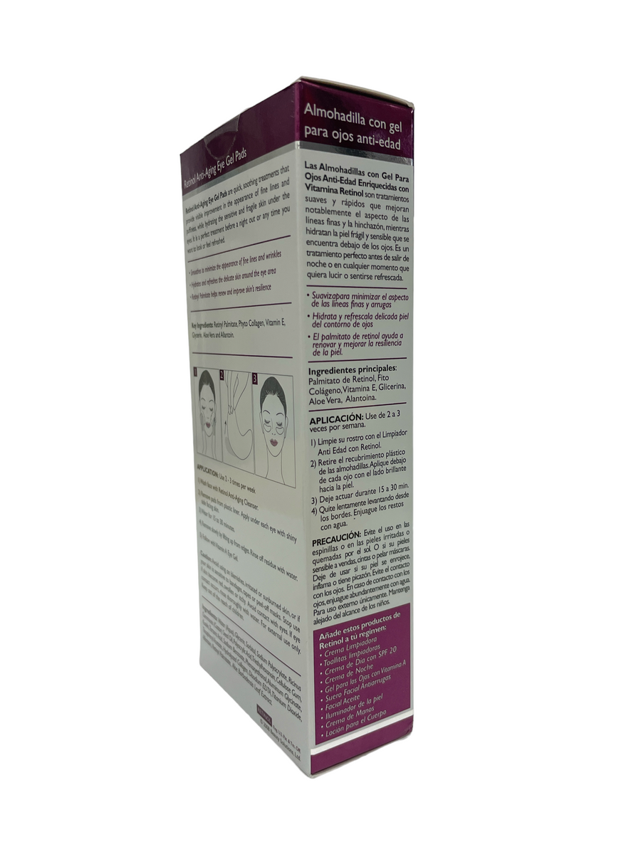 Skincare Cosmetics Retinol Anti-Aging Eye Gel Pads – Glam Cosmetics